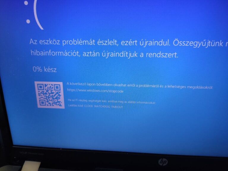 Windows 10 Telepítés után kifagy - Laptopozz